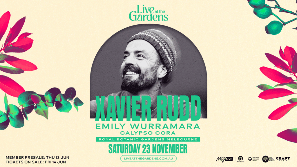 Xavier Rudd announced for new concert series 'Live At The Gardens ...