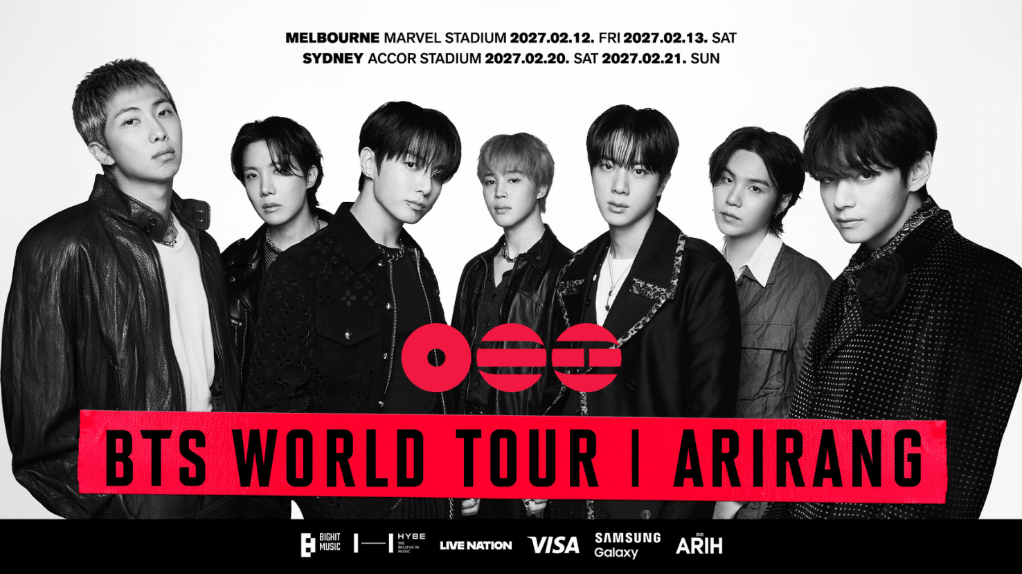BTS REVEAL VENUES AND ON-SALE DETAILS FOR ASIA AND AUSTRALIA LEGS OF ...